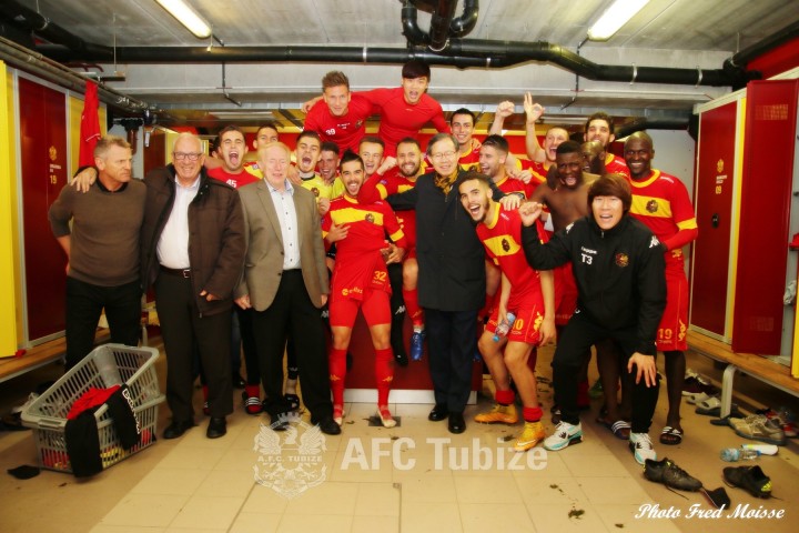 AFC 투비즈, 벨기에 2부 리그 1위 탈환...주EU대표부 안총기 대사 참석 및 시축:스타저널 #www.starjn.com